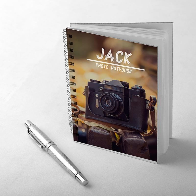 Cahier photo personnalisé | Cahier couverture personnalisée