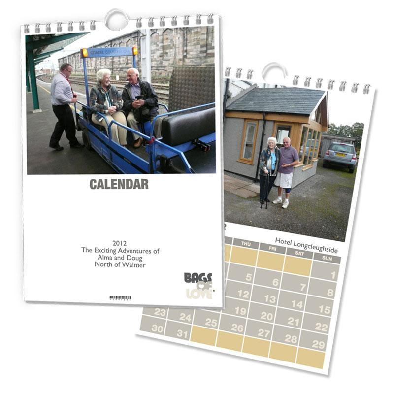 Calendrier mural personnalisé format A5 | Calendrier photos