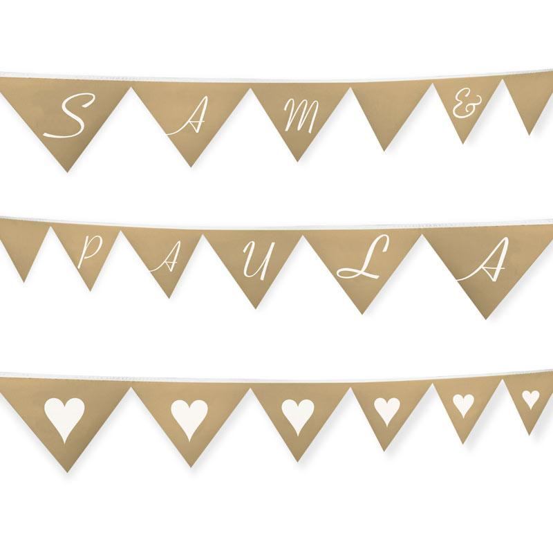 Guirlande de fanions personnalisée | Guirlande personnalisée